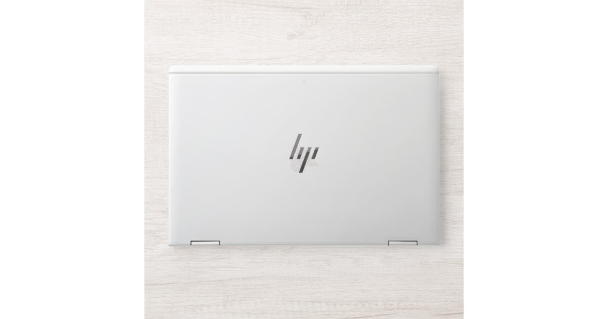 Best Customize Text Logo HP Laptop Skin | Zazzle