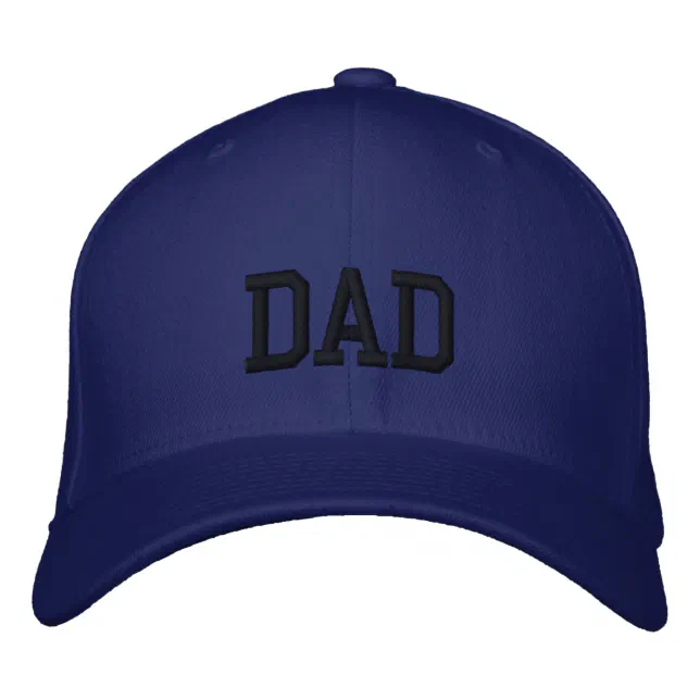 Best Dad Embroidered Baseball Cap | Zazzle