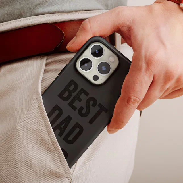 Best Dad Ever Black | iPhone 6 Case | Zazzle