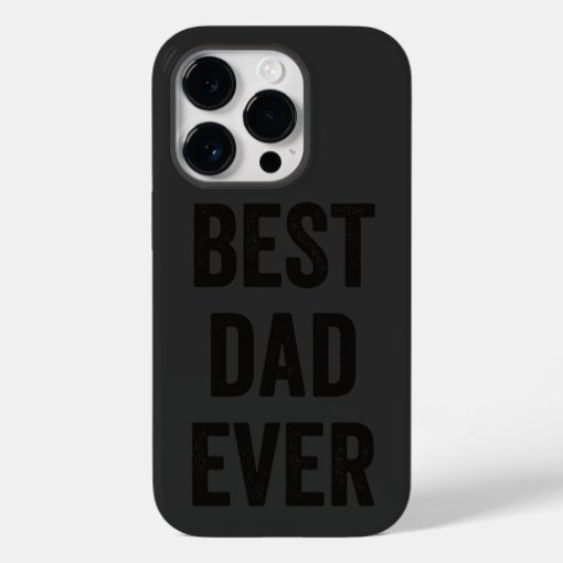 Best Dad Ever Black | iPhone 6 Case | Zazzle