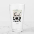 Best Dad Ever Calligraphy Photo Glass | Zazzle