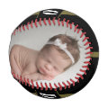 Best DAD Ever Custom Photo Fathers Day Baseball | Zazzle