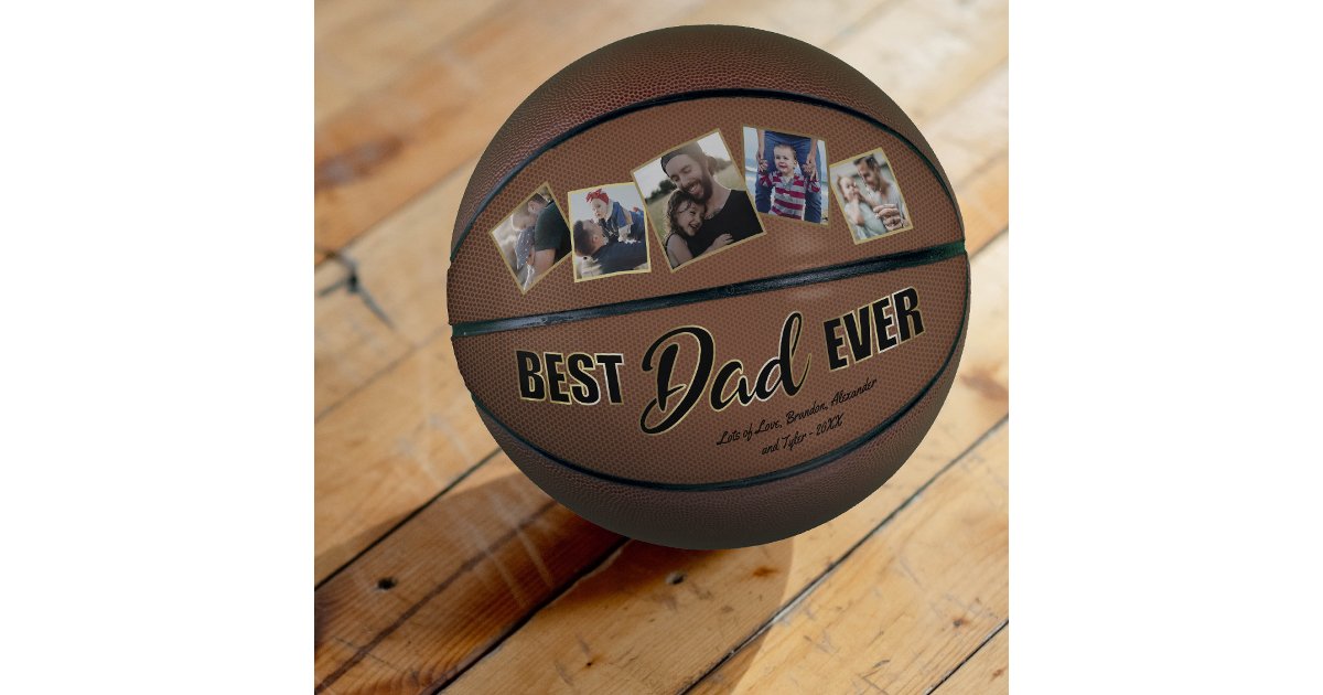 Best Dad Ever Father Keepsake Basketball | Zazzle