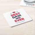 Best Dad Ever Happy Father's Day | Coaster | Zazzle
