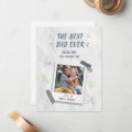 Best Dad Ever Kids Photo Custom Note Card | Zazzle