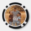 "Best Dad Ever" Personalized Photo Poker Chips | Zazzle