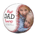 Best Dad Ever Photo Baseball | Zazzle
