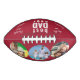 Best Dad Ever Signed Photo Red Personalized Football | Zazzle