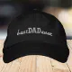Best Dad Ever Simple Modern Typography Embroidered Baseball Cap | Zazzle