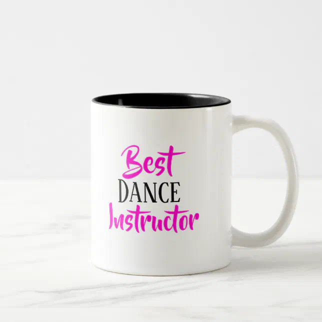 Best dance instructor mug | Zazzle