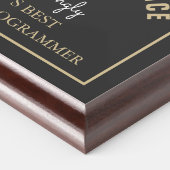 Best Data Computer Programmer Plaque | Zazzle