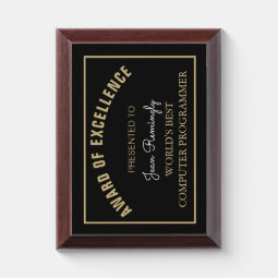 Best Data Computer Programmer Plaque | Zazzle