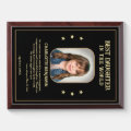 Best Daughter In The World Photo Personalize Award Plaque | Zazzle