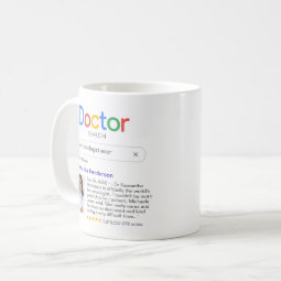 Best Doctor Ever Search With Photo & Message Coffee Mug | Zazzle
