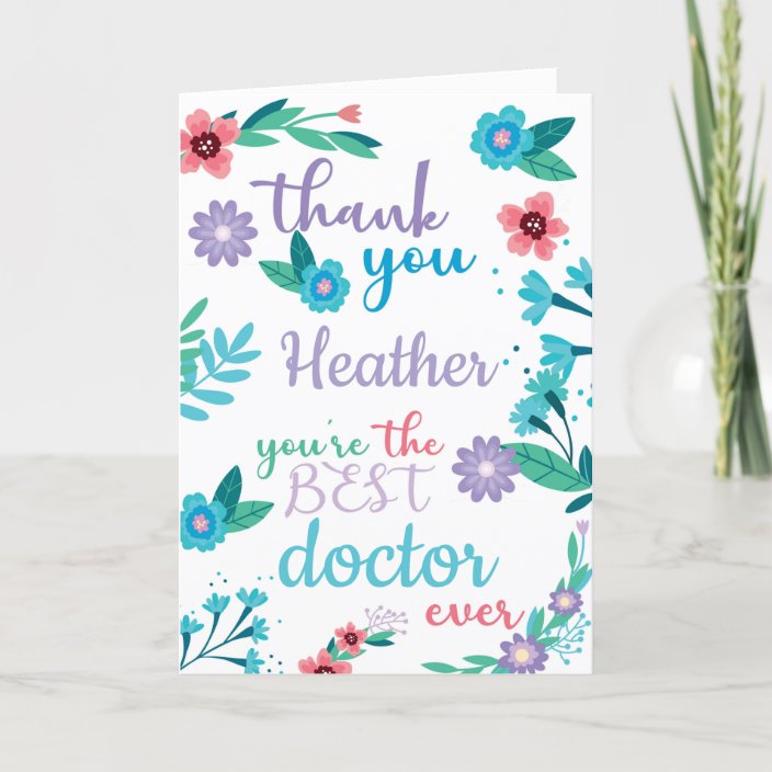 Best Doctor Ever Thank You Card | Zazzle.com