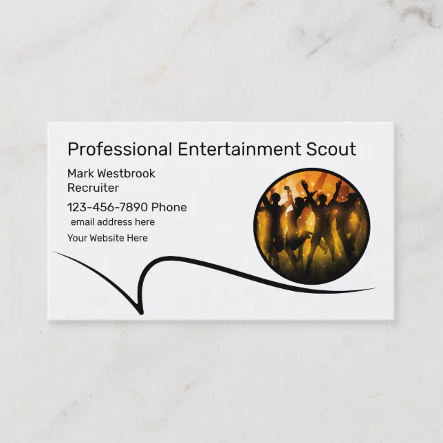 Best Entertainment Scout Business Cards | Zazzle