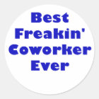Employee of the month worker appreciation stickers | Zazzle.com