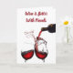 **BEST FRIEND** & **BEST WINE** FRIEND'S BIRTHDAY CARD | Zazzle