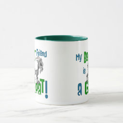 Best Friend is a Goat Mug | Zazzle