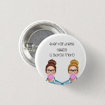 Best friend Pin | Zazzle