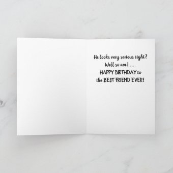 **BEST FRIEND** SERIOUS BIRTHDAY WISHES CARD | Zazzle