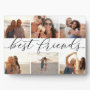 Best Friends 6 Photo Collage Plaque | Zazzle