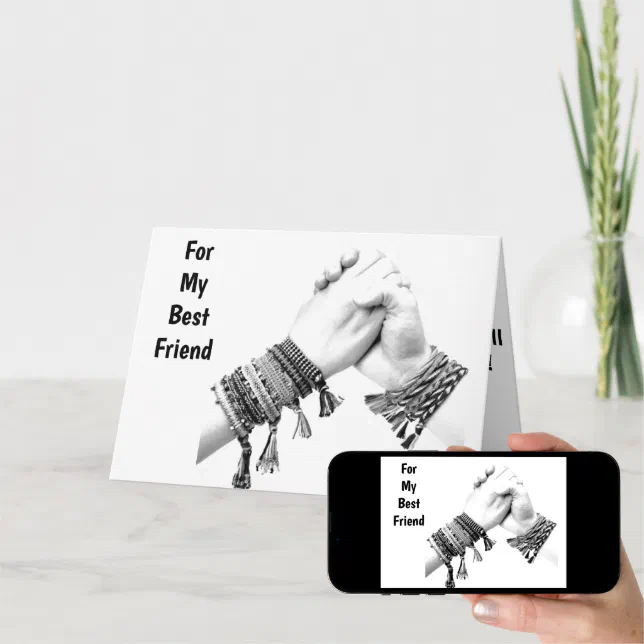 **BEST FRIEND'S BIRTHDAY** I WILL CELEBRATE YOU!!! CARD | Zazzle