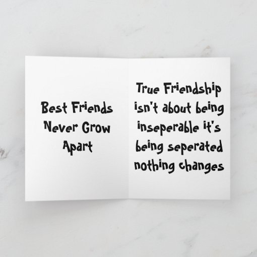 Best Friends Card | Zazzle