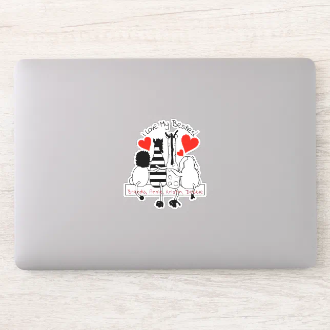 Best Friends Day Sticker | Zazzle
