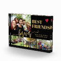 Best friends forever custom names collage photo block | Zazzle