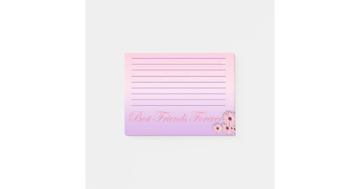 Best Friends Forever Post-it Notes | Zazzle