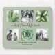 Best friends forever sage green 6 photo collage mouse pad | Zazzle