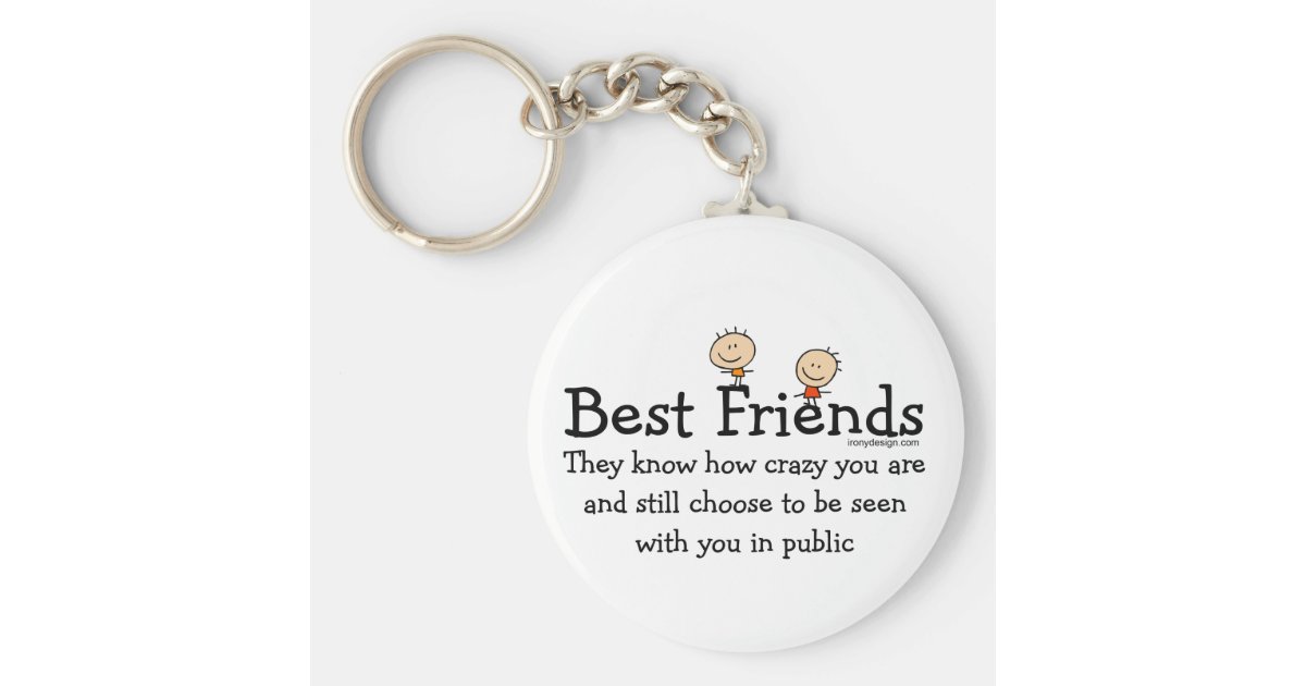 Best Friends Keychain | Zazzle.com