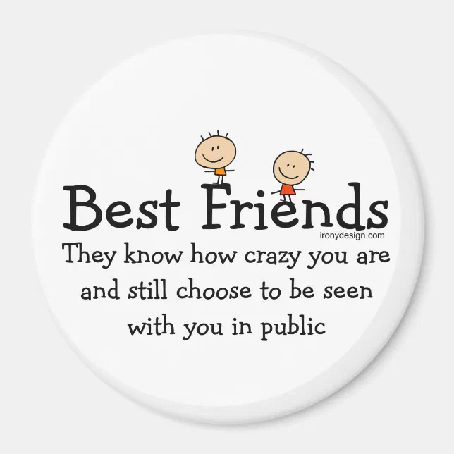 Best Friends Magnet | Zazzle