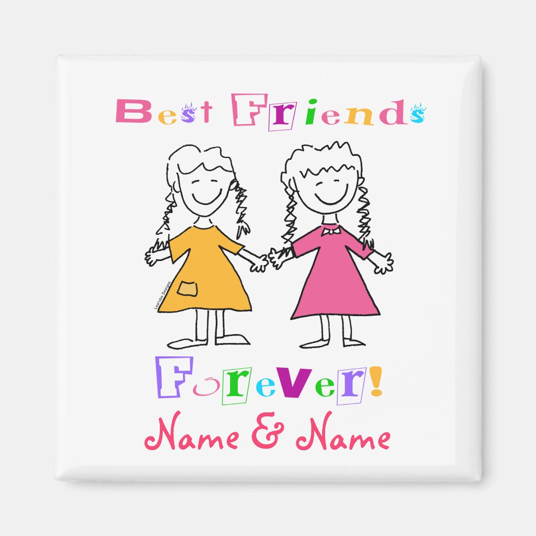 Best Friends Magnet | Zazzle