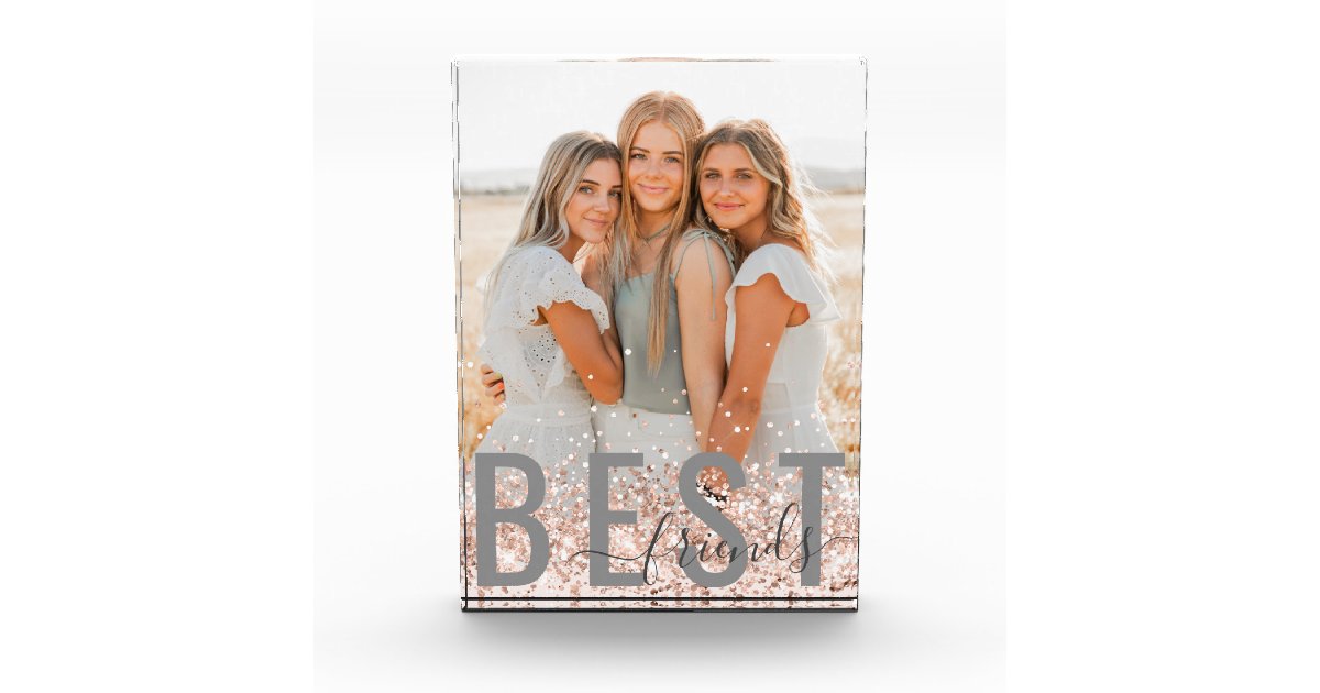 Best Friends Photo Block | Zazzle