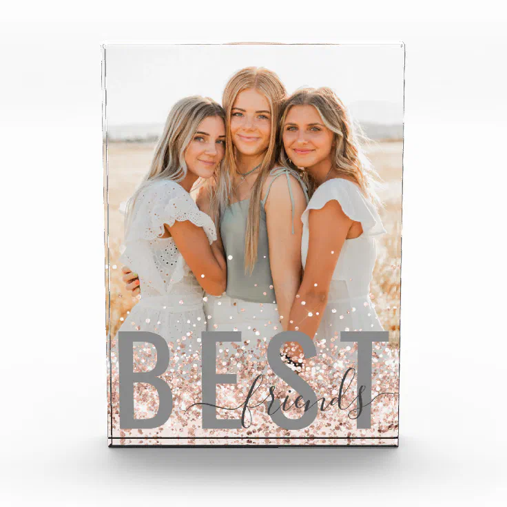 Best Friends Photo Block | Zazzle