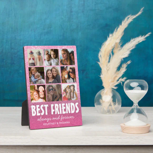 Best Friends Photo Collage Plaque | Zazzle