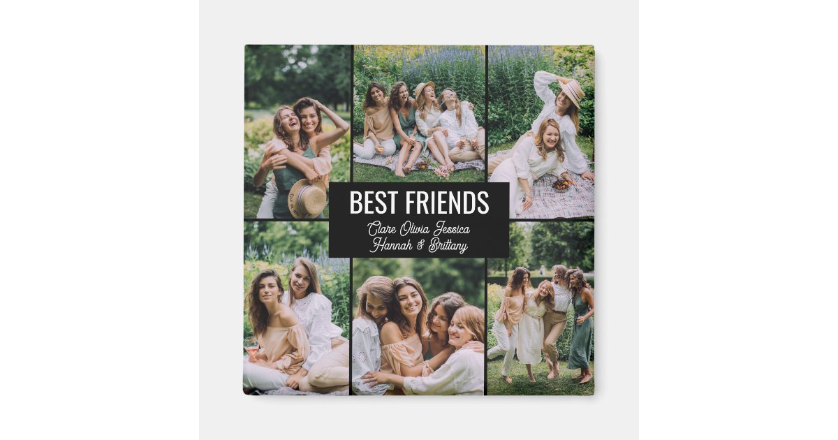 Best Friends Photo Magnet | Zazzle