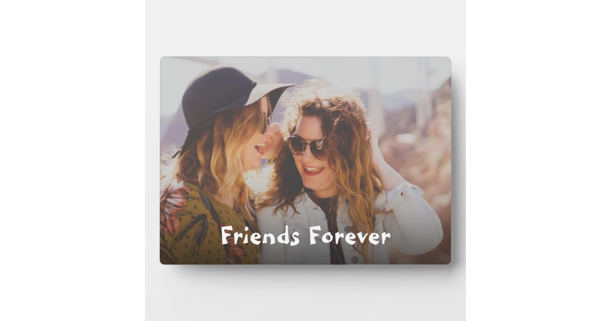 Best Friends Photo Plaque | Zazzle