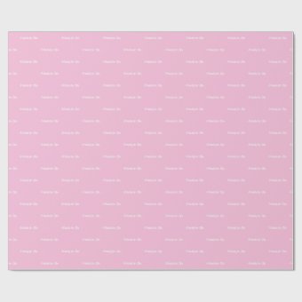 Best friends pink pastel white script wrapping paper | Zazzle