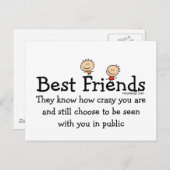 Best Friends Postcard | Zazzle