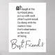 Best Friends Poster | Zazzle
