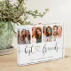 Best Friends Script Gift For Friends Photo Collage | Zazzle