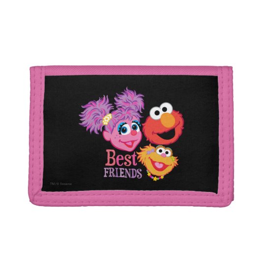 Best Friends Sesame Street Trifold Wallet | Zazzle.com