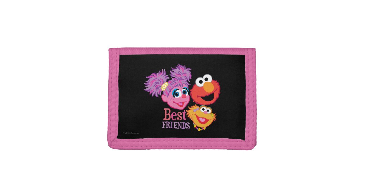 Best Friends Sesame Street Trifold Wallet | Zazzle
