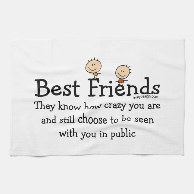 Best Friends Towel | Zazzle