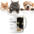 Best Fur Mom Ever Photos Personalized Coffee Mug | Zazzle