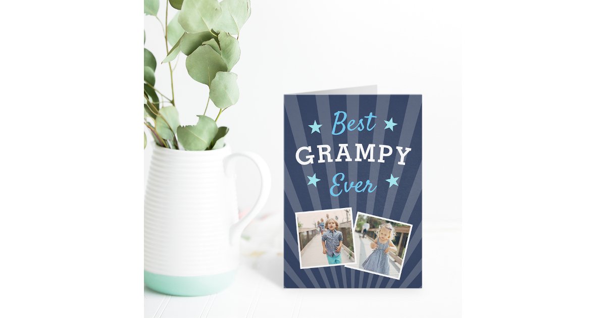 Best Grampy Ever | Father's Day Photo Card | Zazzle