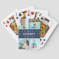 Best Grampy Ever | Grandfather Kids Photo Collage Poker Cards | Zazzle